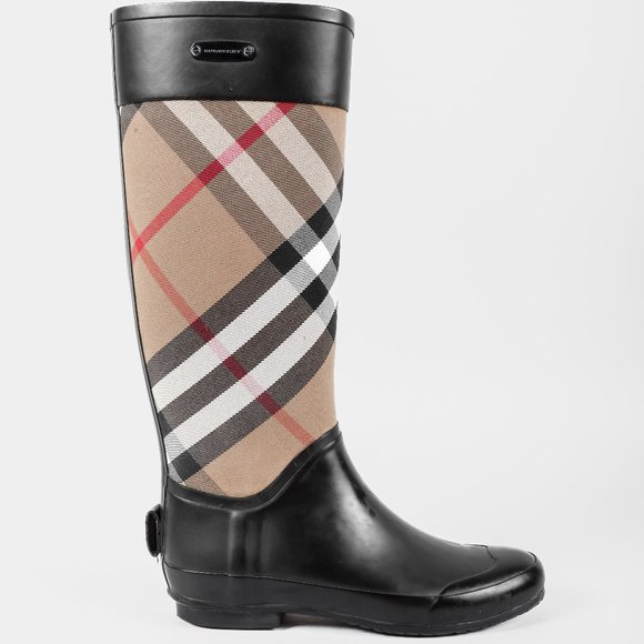 Burberry | Shoes | Sold Burberry House Check Rubber Rain Boots | Poshmark